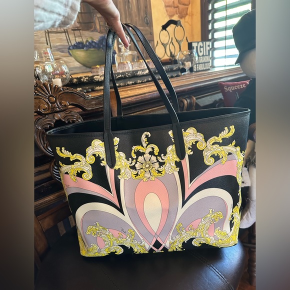 Emilio Pucci | Bags | Gorgeous Extra Large Emilio Pucci Coated Canvas ...